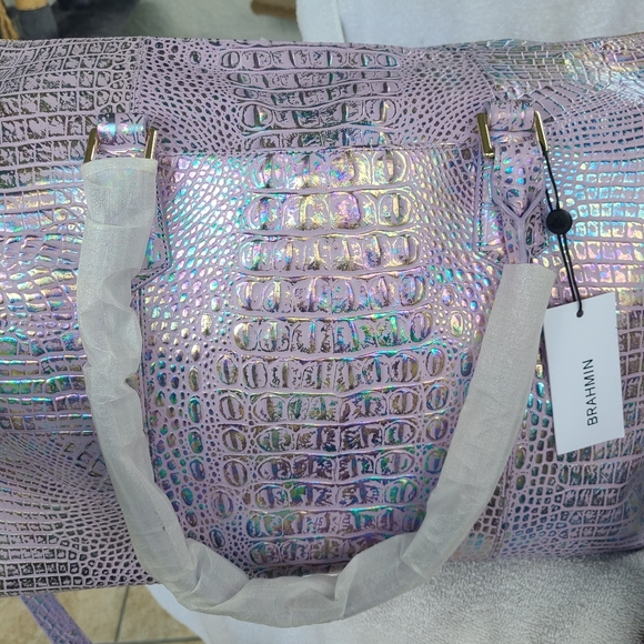 Brahmin | Bags | Brahmin Violet Wonderland Weekender | Poshmark